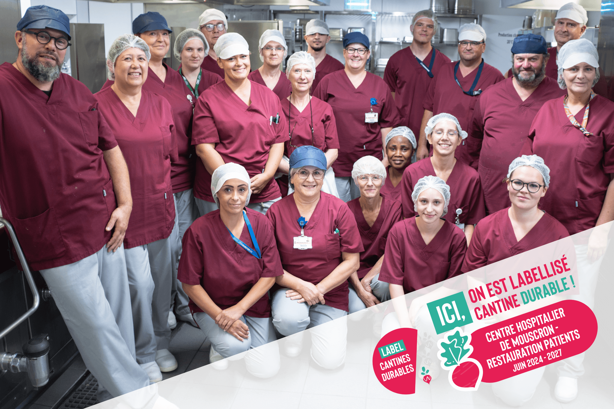 Le CHM obtient le premier niveau du label “Cantines durables” pour la restauration des patients ...